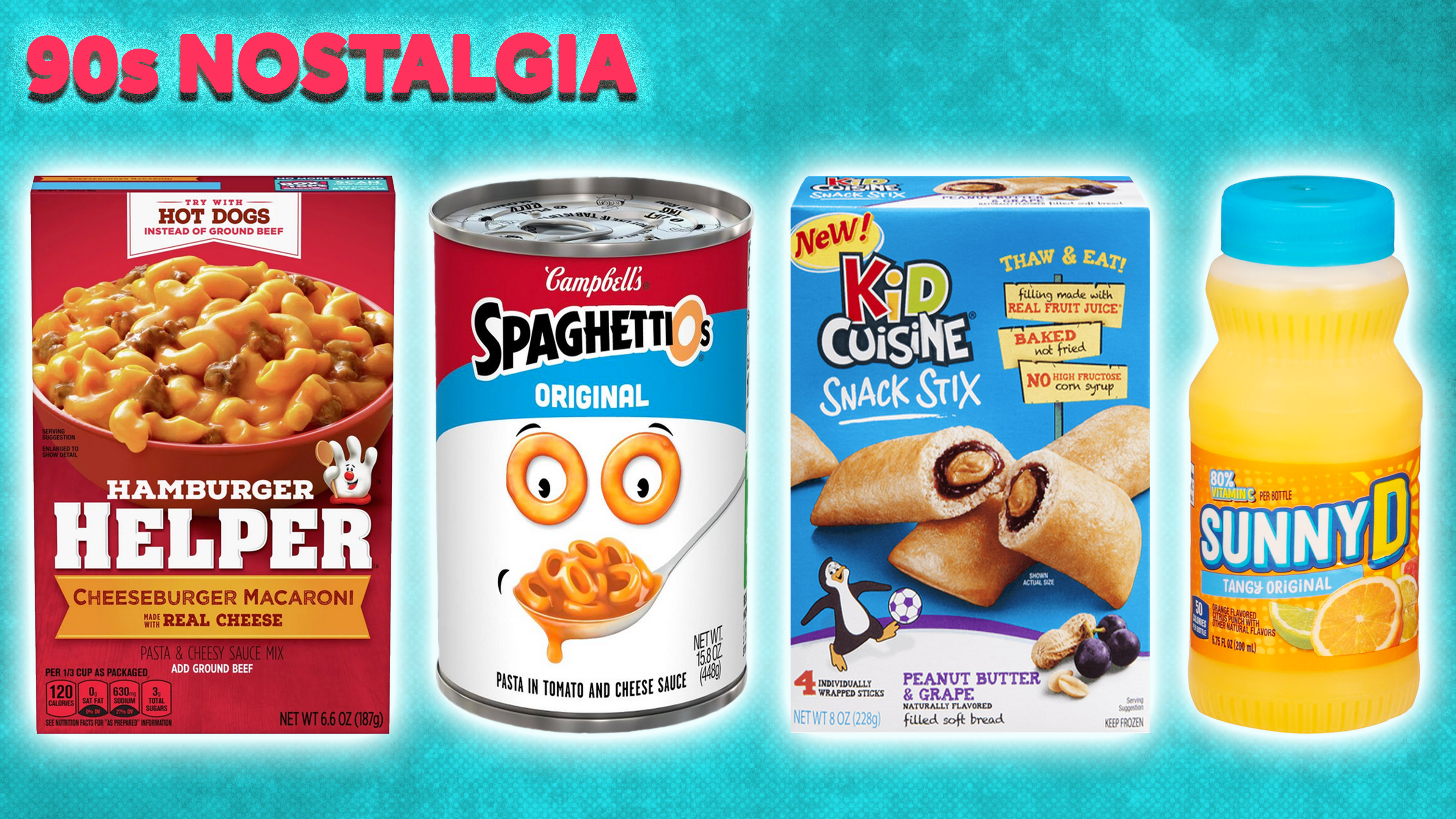 Discover fun facts about popular 90s foods