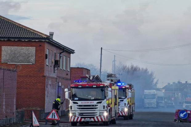 Firefighters called to blaze on North East industrial estate