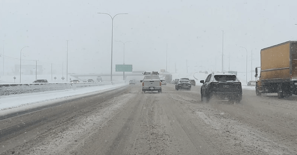 Calgary hit with mid-March snowfall