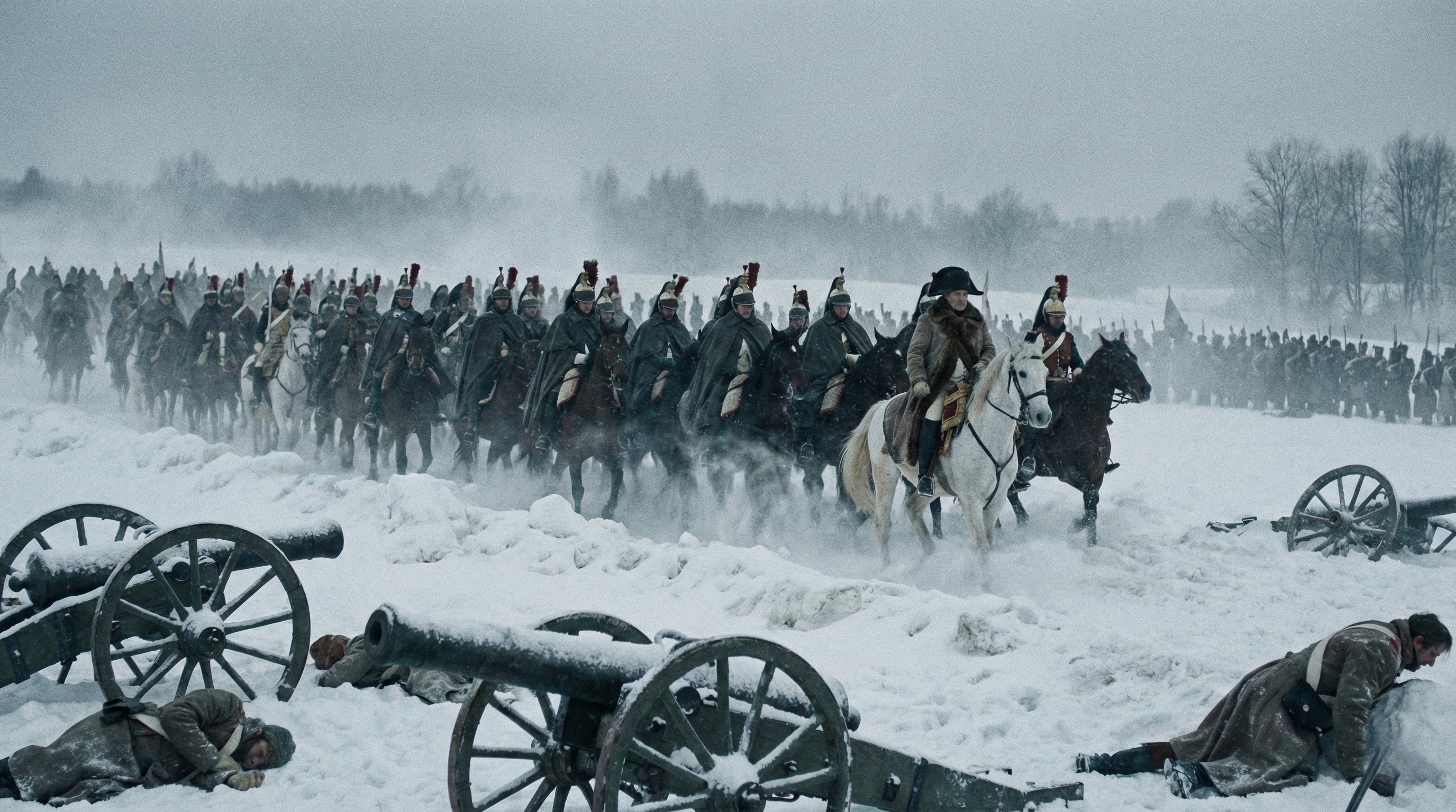 What happens when the snow hides the cannons