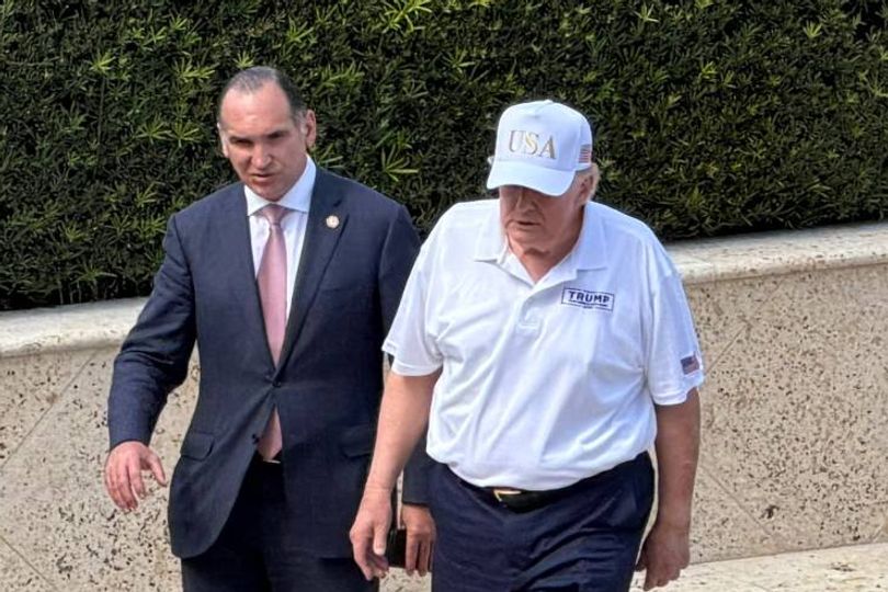 Donald Trump's round of golf after starting Iran war goes down exactly ...