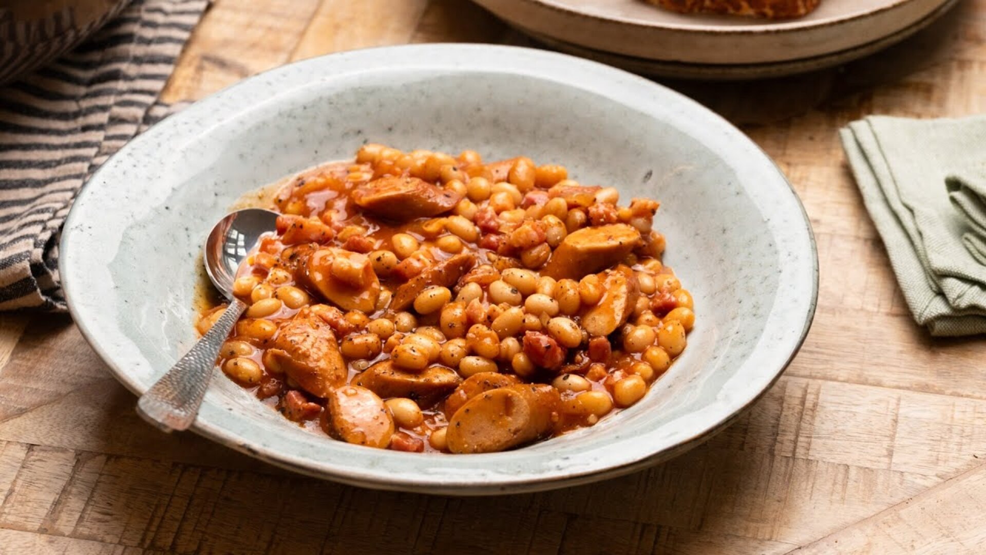 Revamp simple hot dogs with our elevated beanie weenie recipe