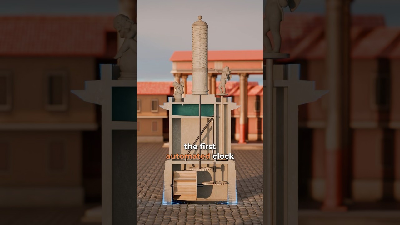 Automated clock from the Roman Empire