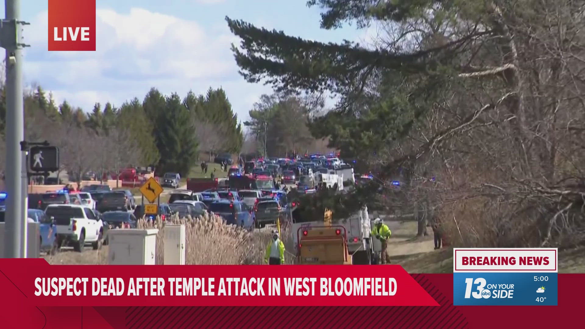 Michigan synagogue attack leaves suspect dead and one security guard ...