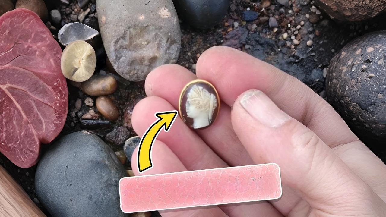 Mudlarking along the River Thames London for pieces of history