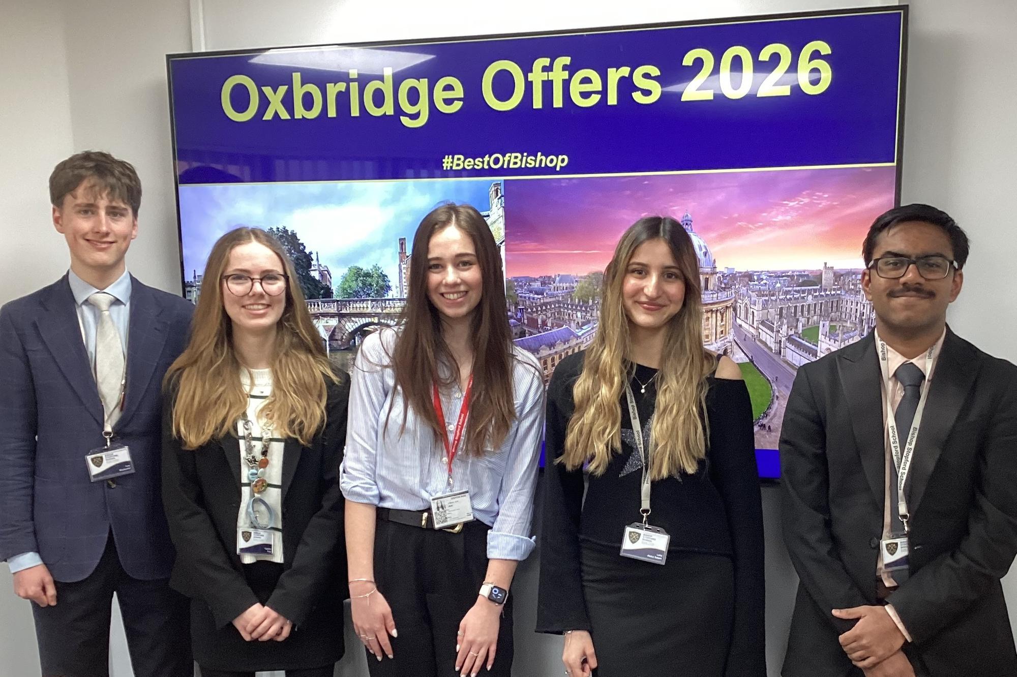 Bishop Stopford students celebrate Oxbridge success