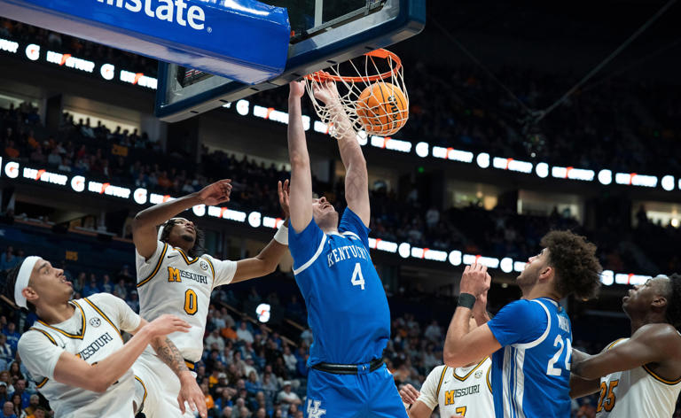 Missouri basketball ousted in SEC tournament by Kentucky as comeback ...