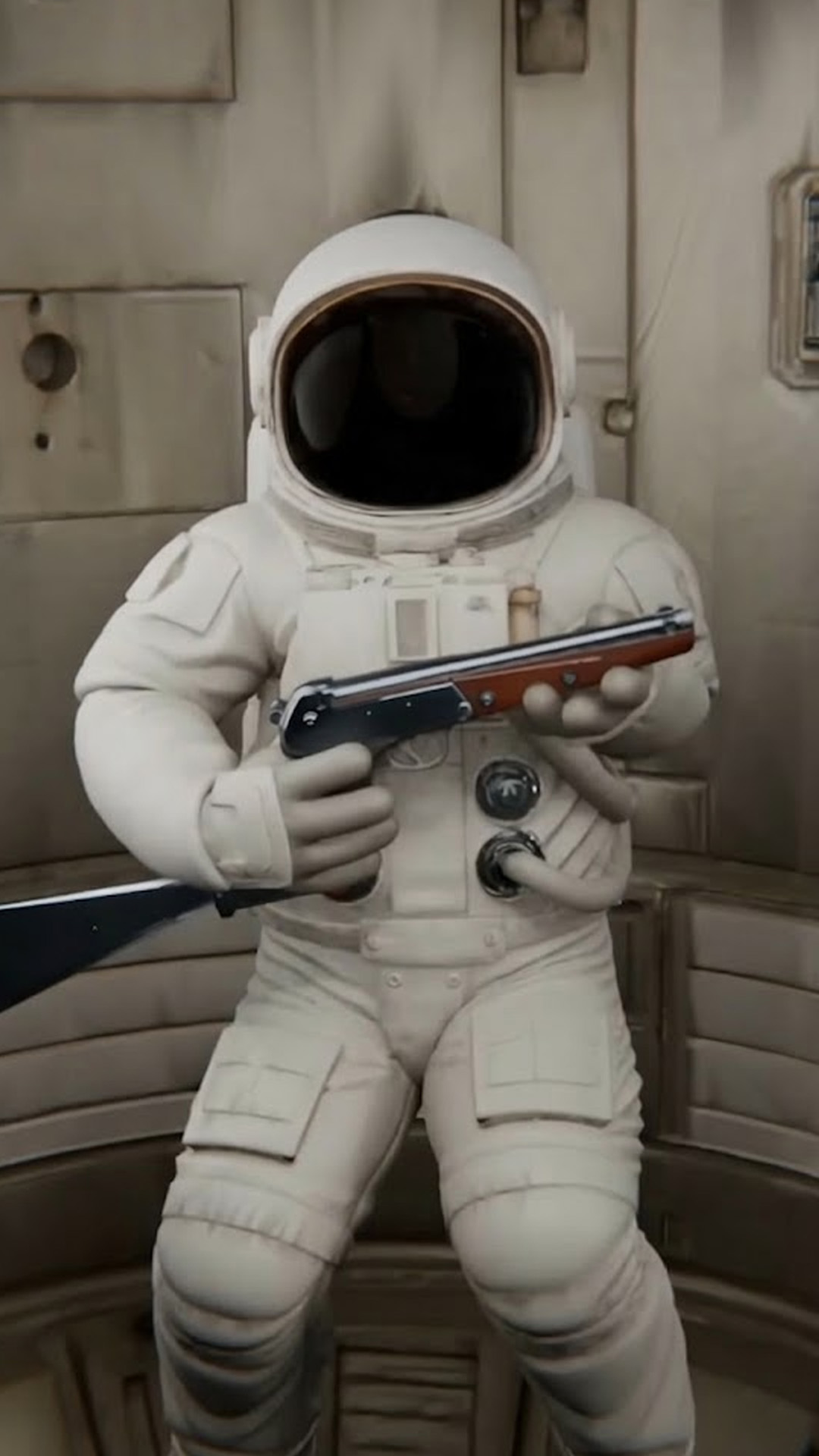 Why did astronauts carry a shotgun in space?