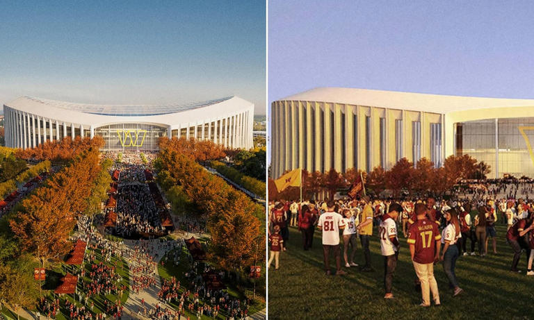 Washington Commanders share breathtaking renderings of their incredible ...