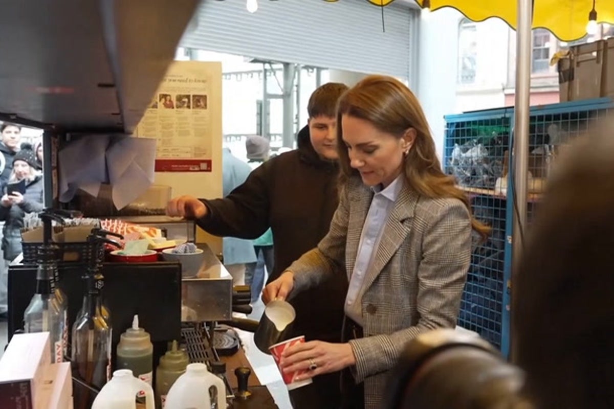 William turns down coffee made by Kate during Borough Market visit