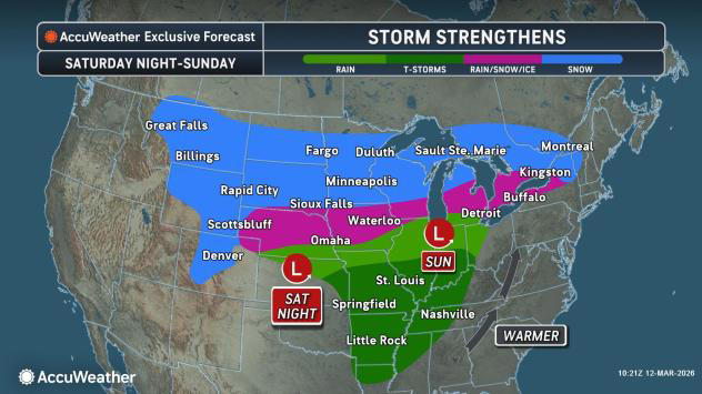 Explosive mid-March storm to impact 200 million in US, feature Midwest ...