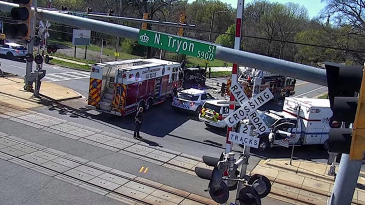 CMPD cruiser overturns in northeast Charlotte crash