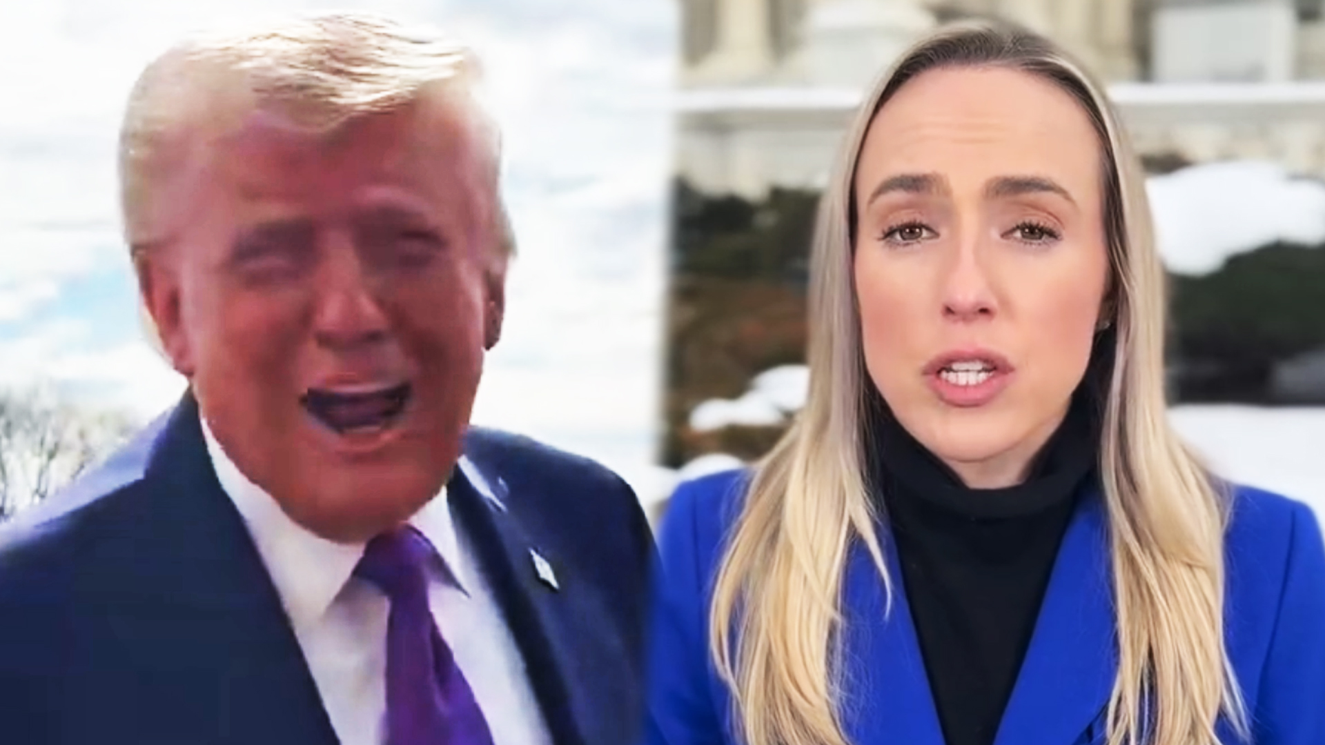 Trump reacts angrily to female reporter’s questions
