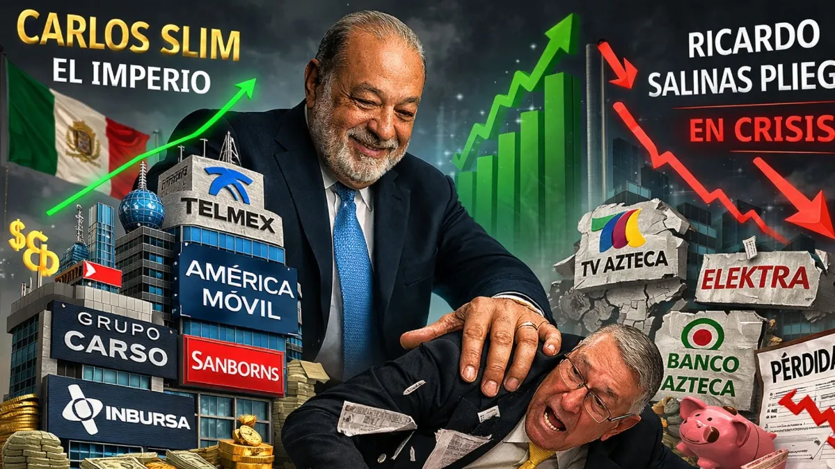 Carlos Slim 'aplasta' a Salinas Pliego: fortuna de dueño de TV Azteca y ...