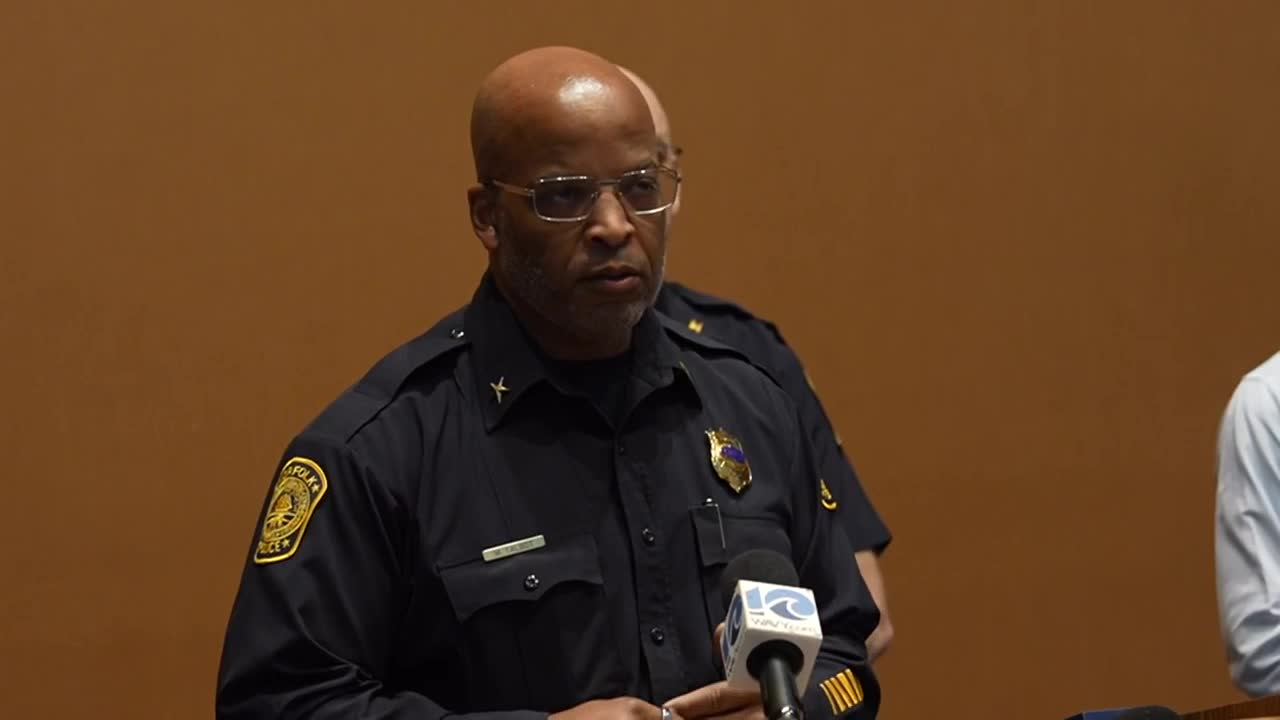 Norfolk Police Chief Mark Talbot addresses campus shooting