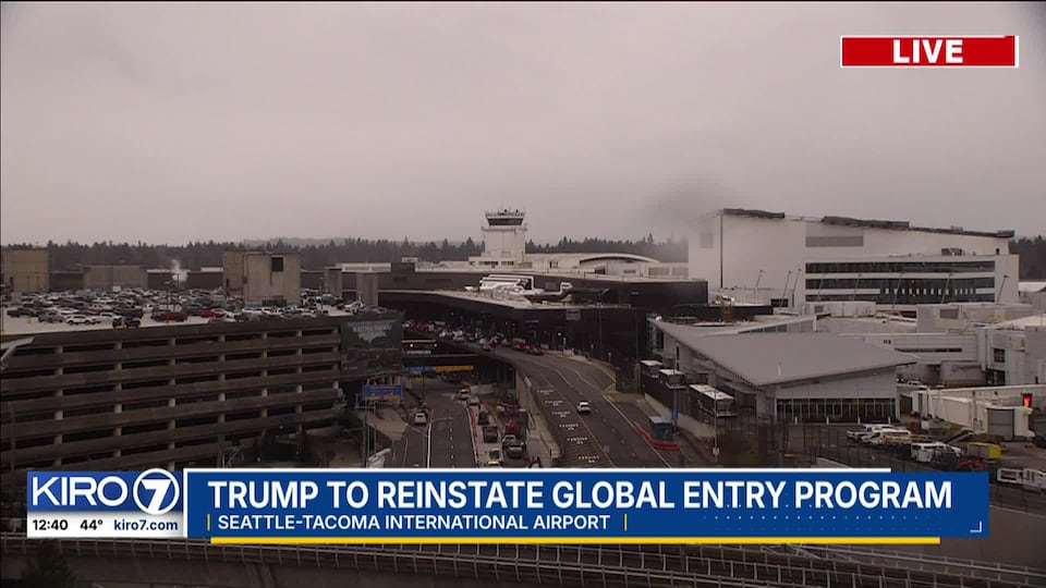 Video: Trump to reinstate Global Entry program