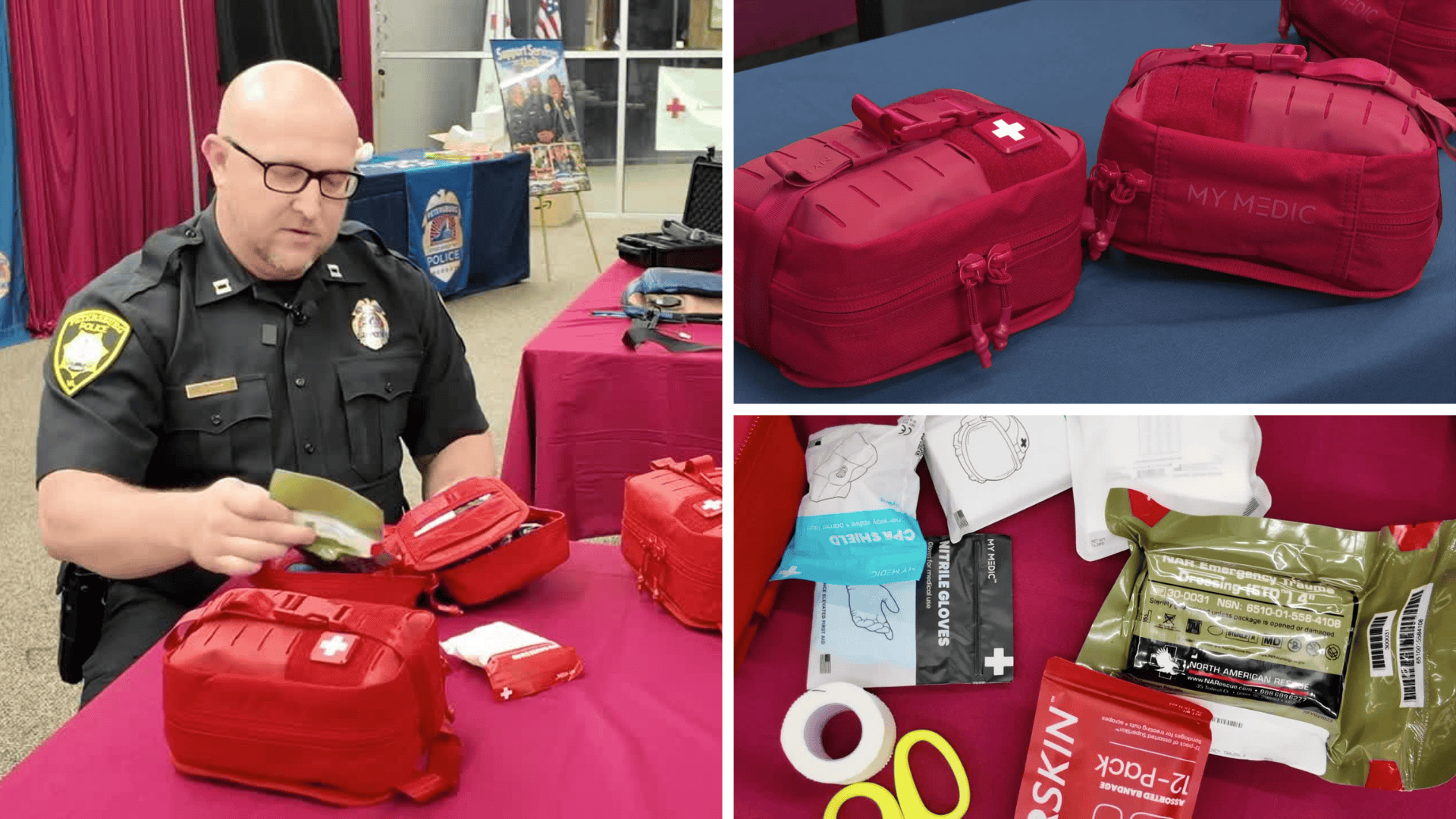Petersburg police officers equipped with first aid kits funded by new ...