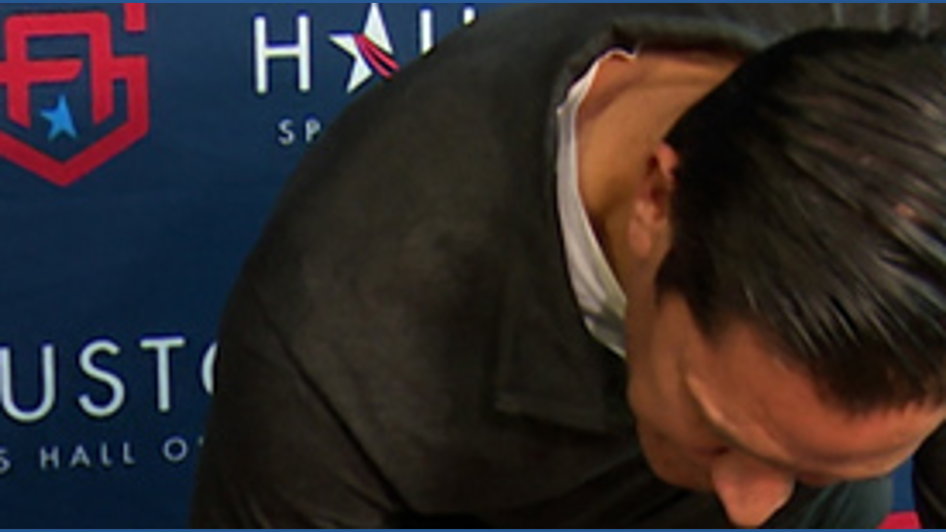 Brian Ching reacts to Houston Sports Hall of Fame nod