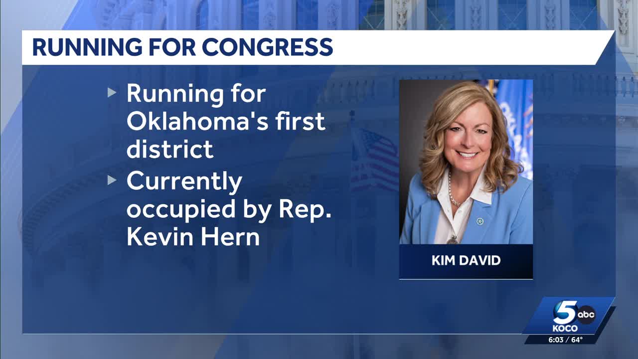 Oklahoma Corporation Commissioner Kim David announces congressional bid