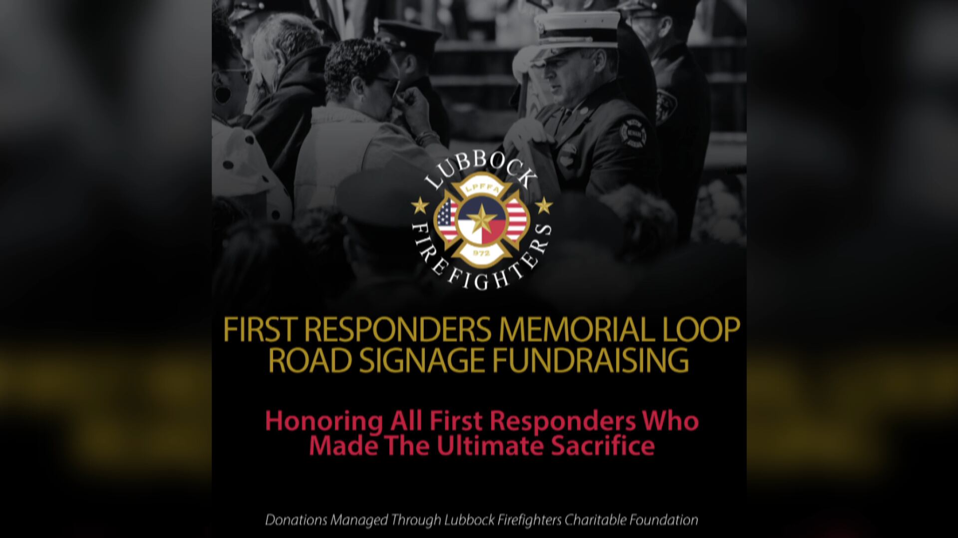 Lubbock firefighters seek donations for First Responders Memorial Loop ...