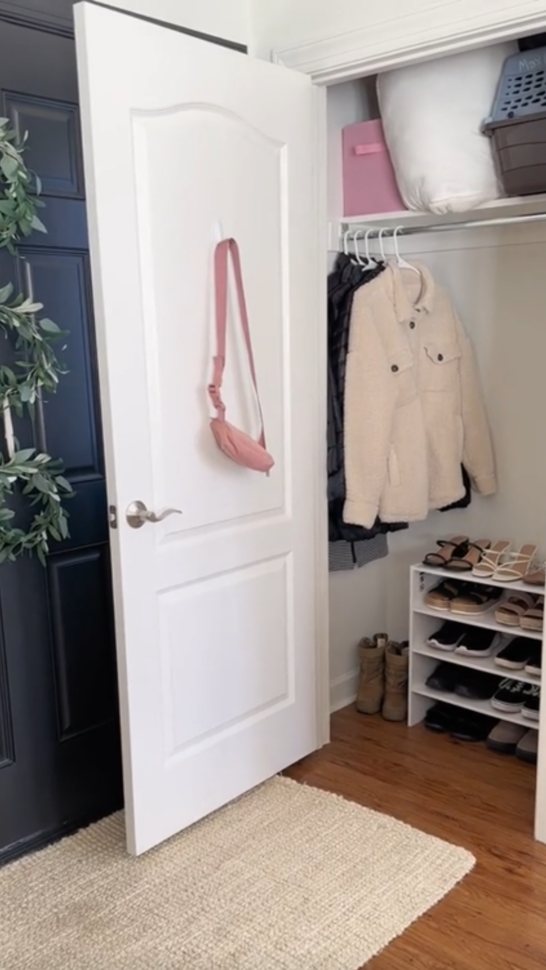 Simple closet organization secrets with a budget shoe organizer