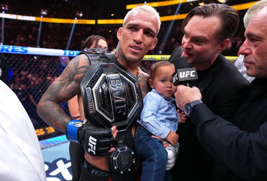 UFC fans call for BMF rule changes after Charles Oliveira’s UFC 326 win ...