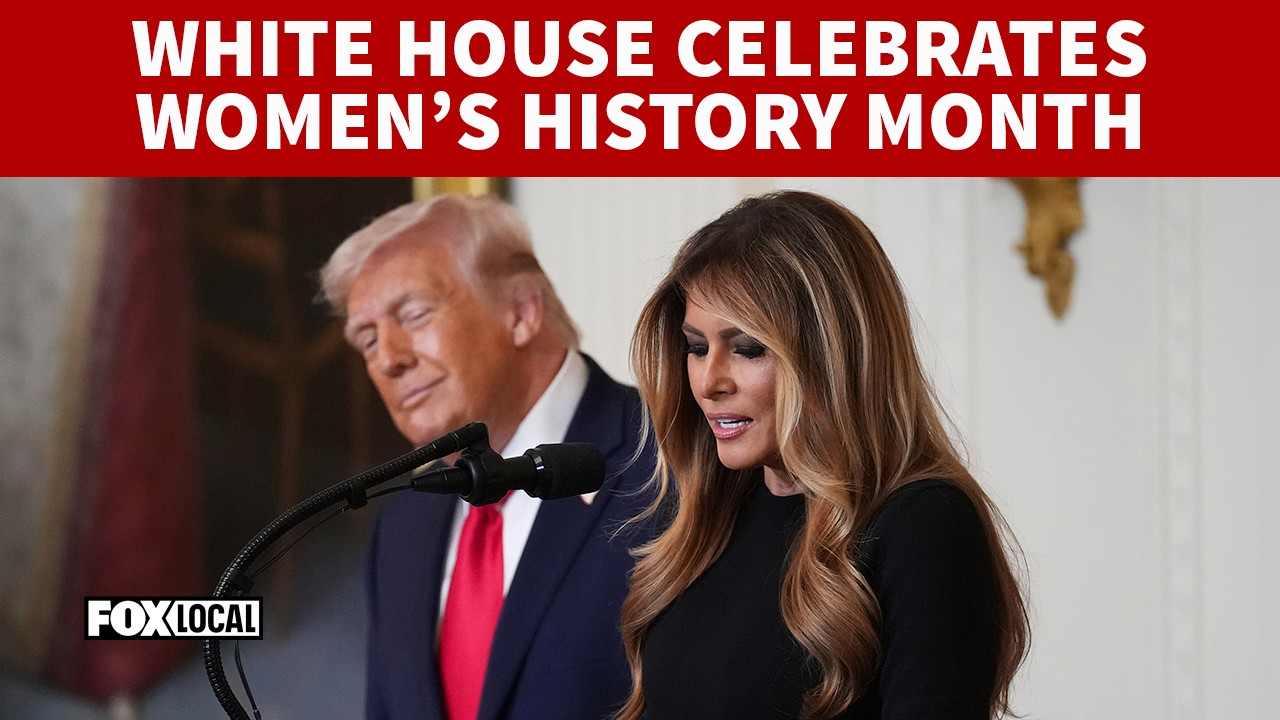 Full: President Trump, First Lady celebrate Women's History Month