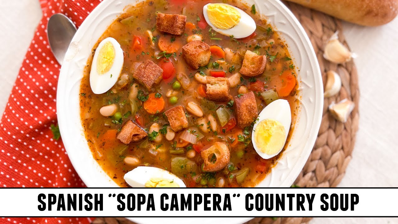 Spanish country soup | Traditional humble homemade recipe