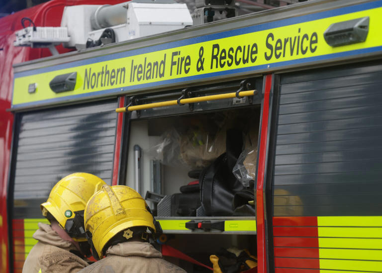 Arson arrest as house fire started while man and child inside