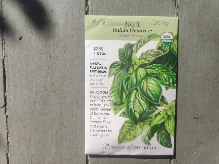 Seed packets contain a wealth of plant growing information