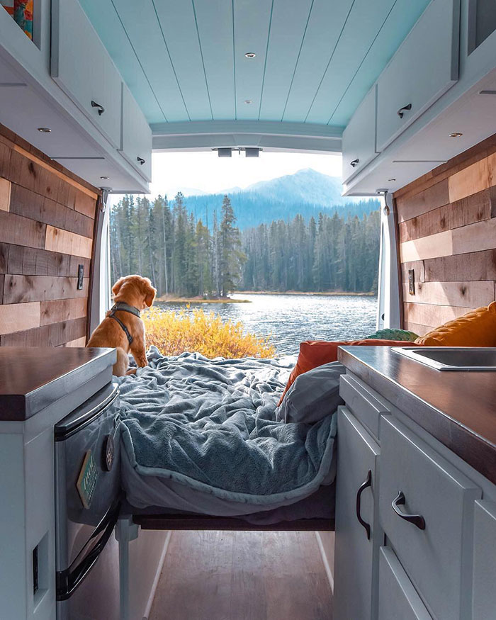 The inspiring beauty of van life