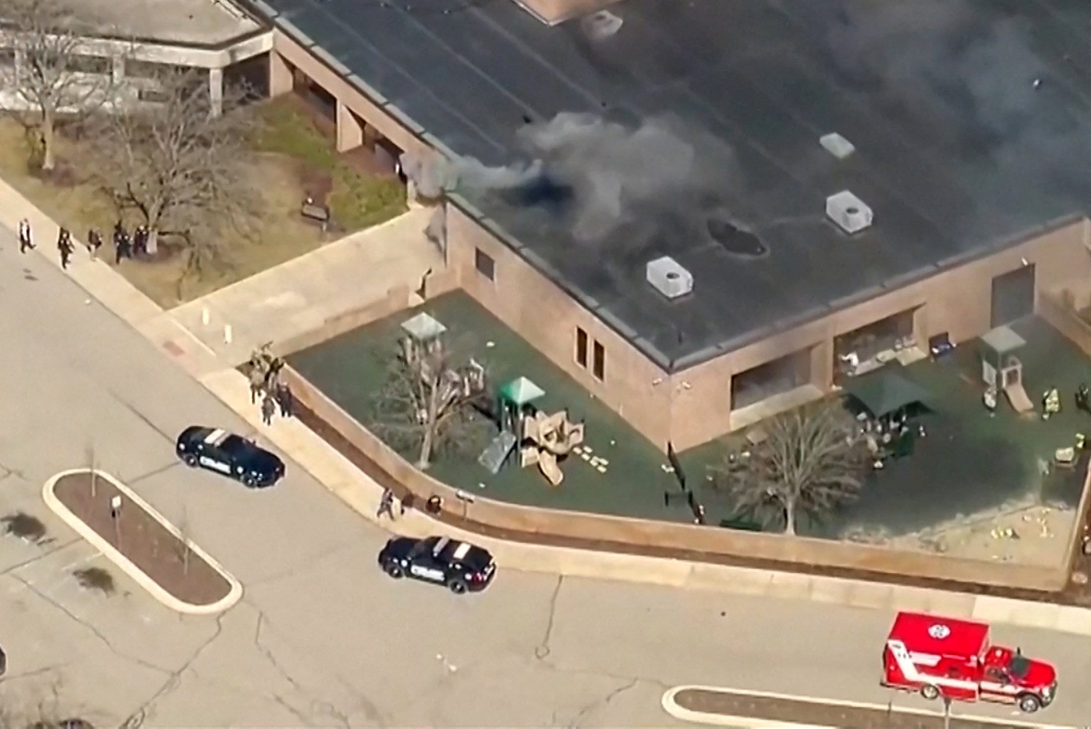 Emergency crews respond to Detroit-area synagogue shooting, suspect dead