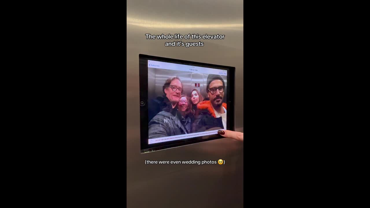 Viral TikTok reveals elevator iPad storing years of photos of residents ...