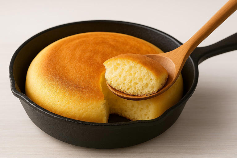 Torta nube sin horno y con 14 cucharadas: súper esponjosa, rápida y ...