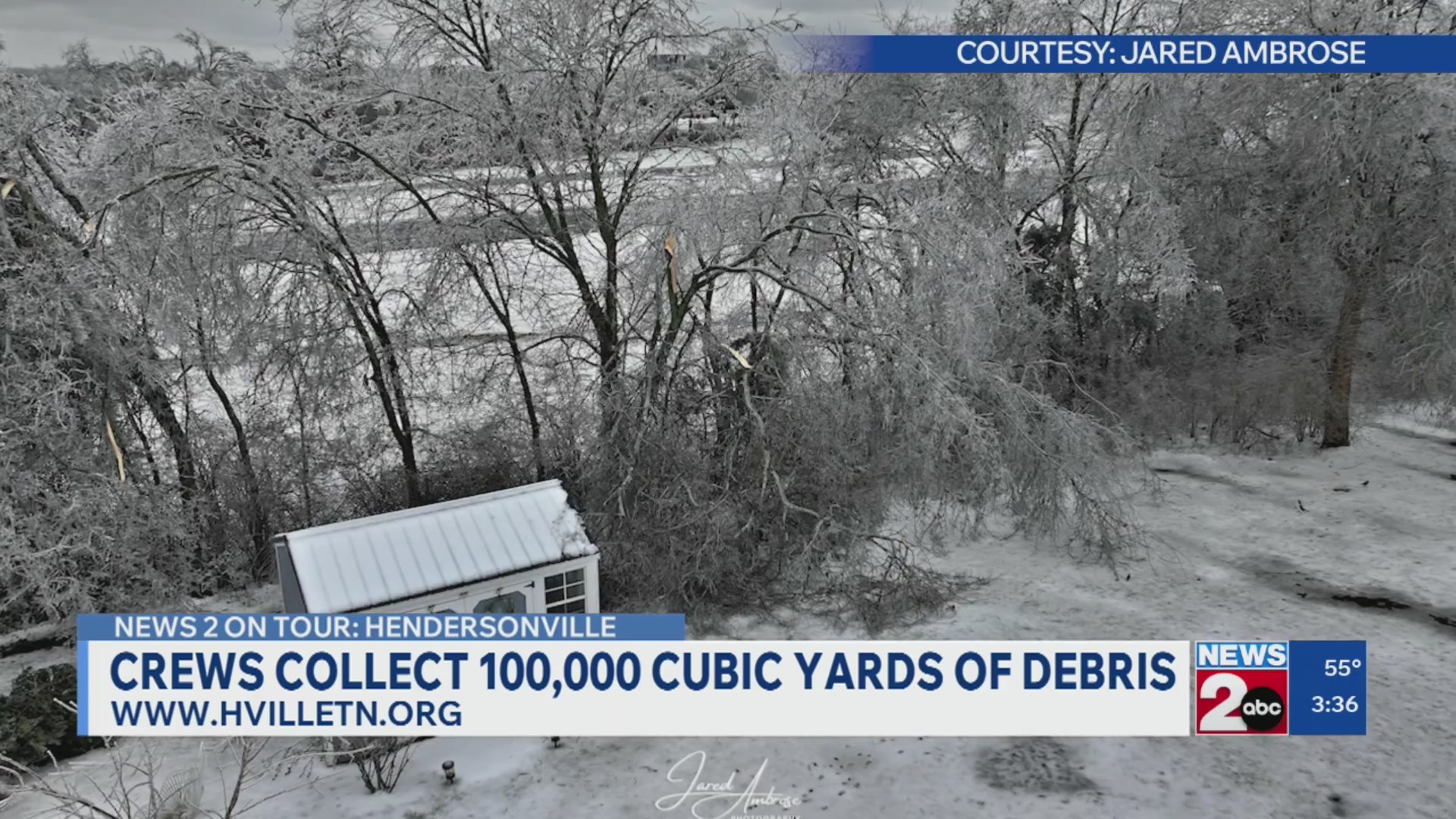 Crews collect 100,000 cubic yards of debris in Hendersonville after storm