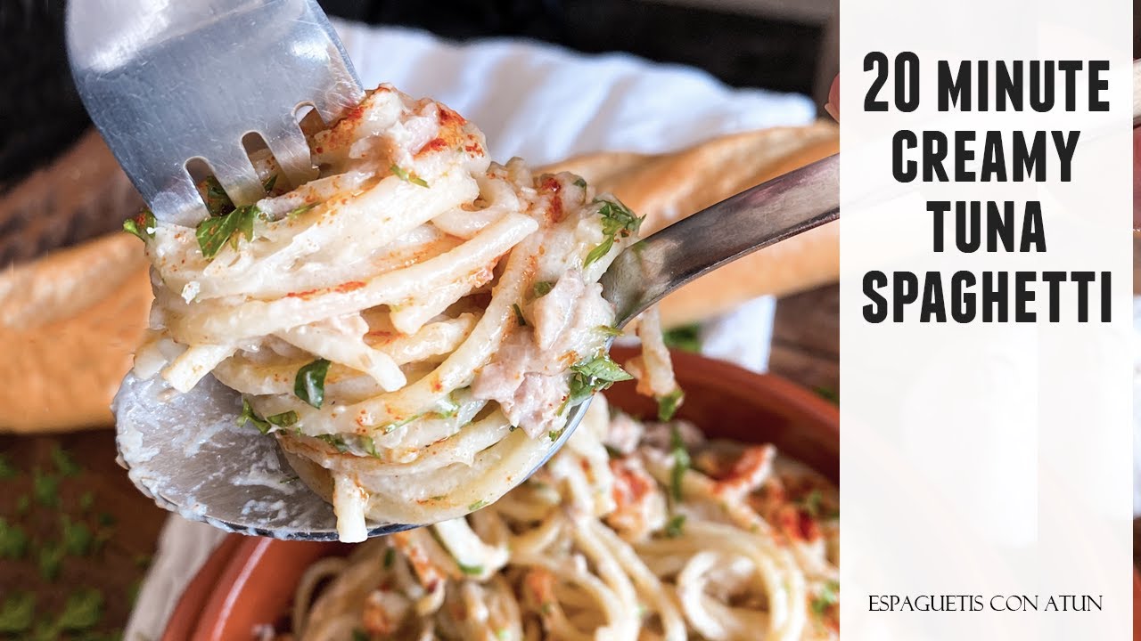 Creamy tuna spaghetti | Quick 20-minute pasta recipe