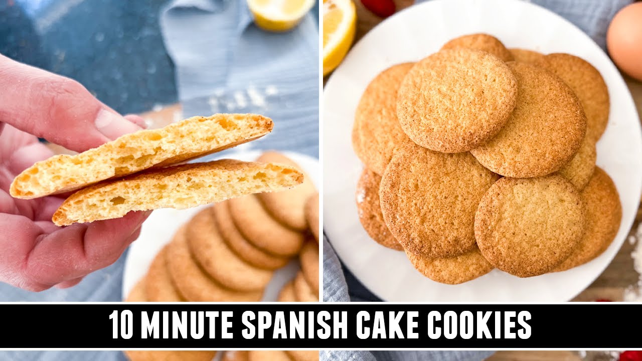Traditional Spanish cake cookies | Easy 10-minute recipe