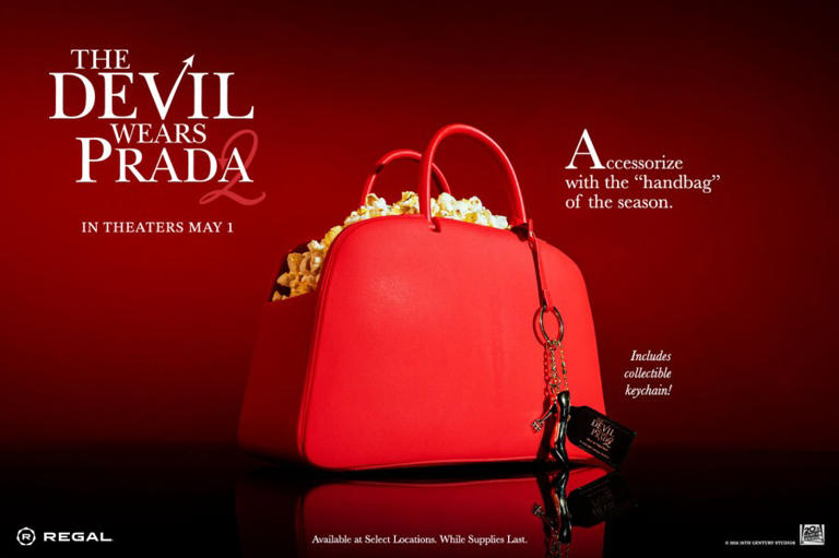 The 'handbag of the season' will hold your popcorn to watch 'The Devil ...
