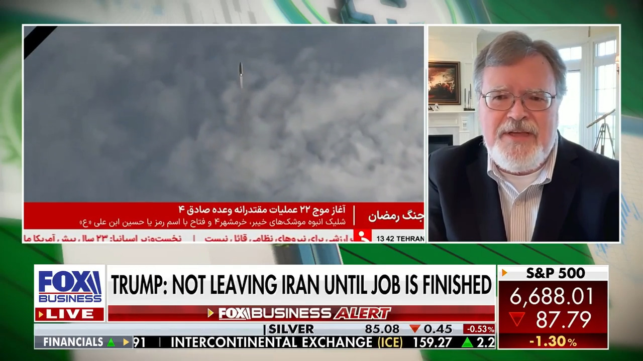 We've sunk the Iranian Navy, Rod Martin says