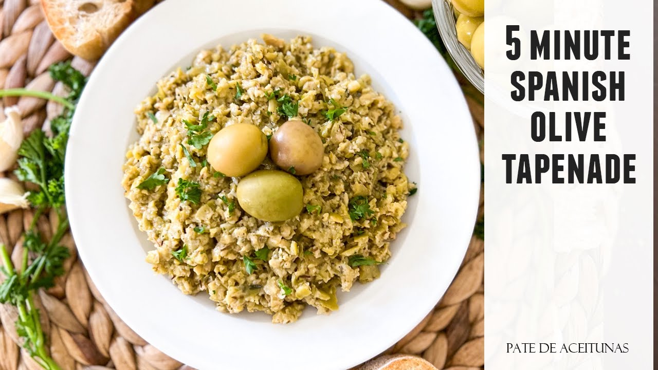 Olive tapenade | Quick Spanish olive pâté in 5 minutes