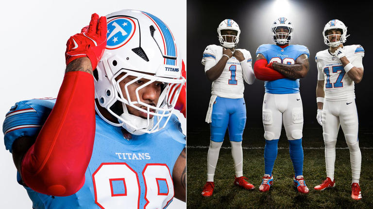 Tennessee Titans unveil new uniform designs for 2026-27 season