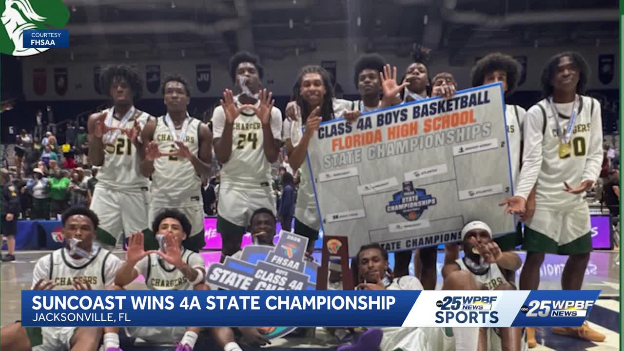 Suncoast High School boys' basketball team wins first FHSAA state title ...