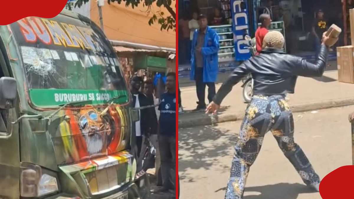 Fresh twist as new report shows woman smashing matatu in viral clip ...