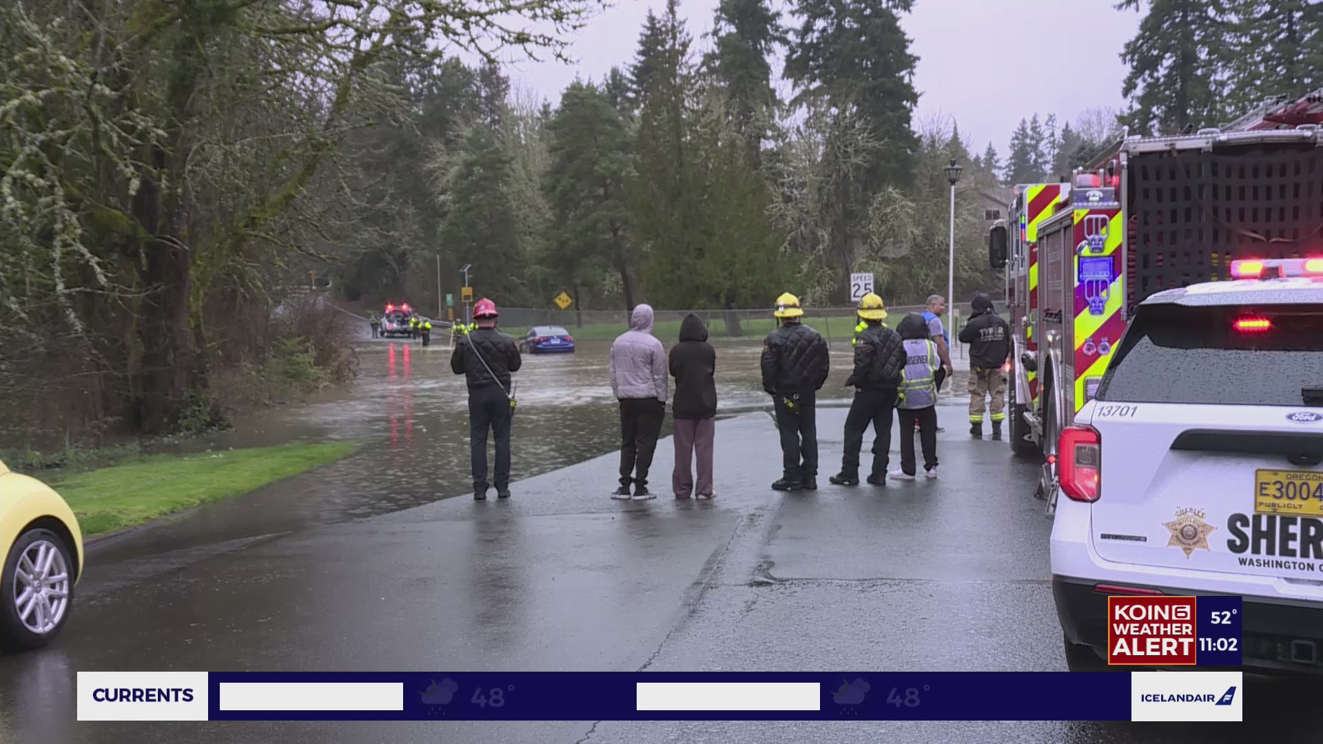 Flooding brings landslides, stranded cars, downed power lines around ...