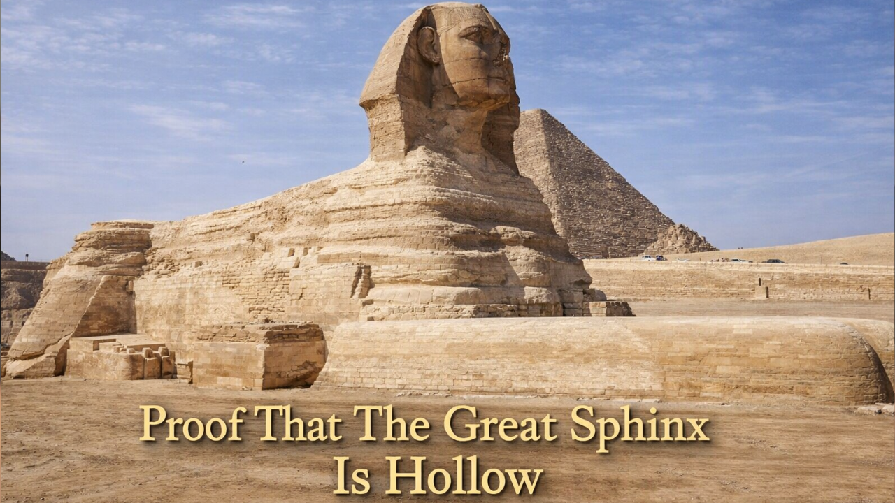 Clear evidence the Great Sphinx of Egypt is hollow and what was found ...