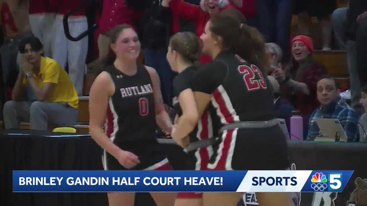 Rutland's Brinley Gandin wins NBC5 2025-26 basketball play of the year!
