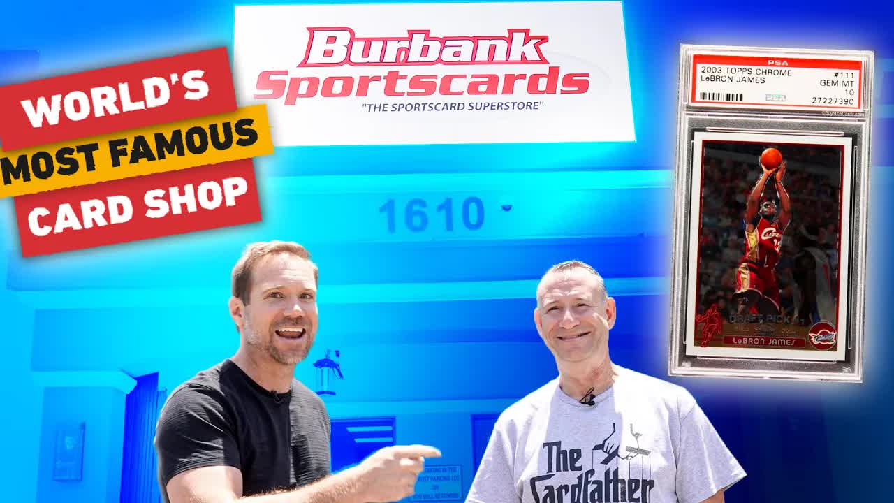 The world's most famous card shop 👀 inside tour of @BurbankCards