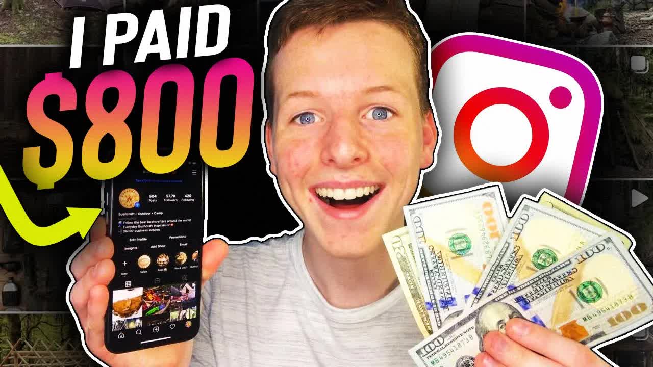 I bought an Instagram theme page for $800