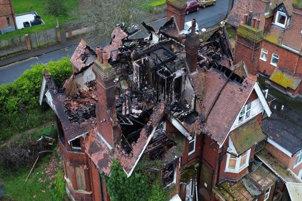 Photos show aftermath of devastating fire at derelict building