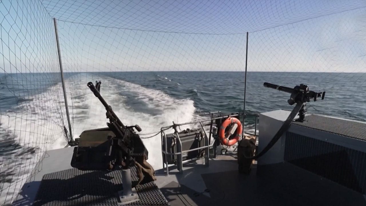 Watch: How Ukrainian navy helps keep Black Sea shipping corridor safe ...